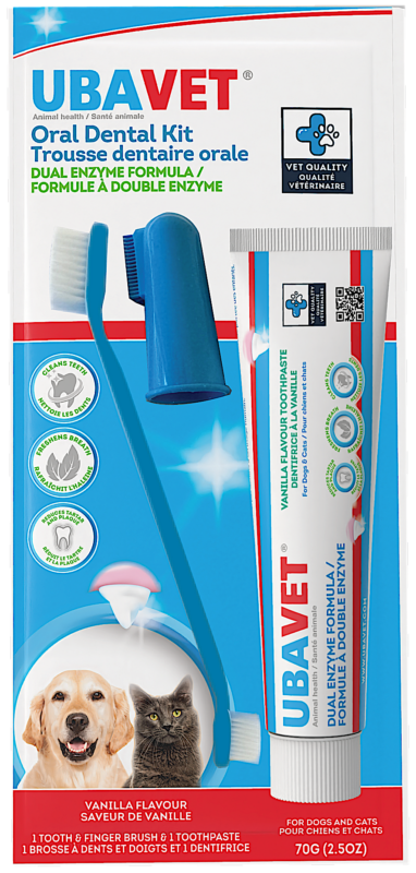 UBAVET Oral Dental Kit for Dogs and Cats - UBAVET